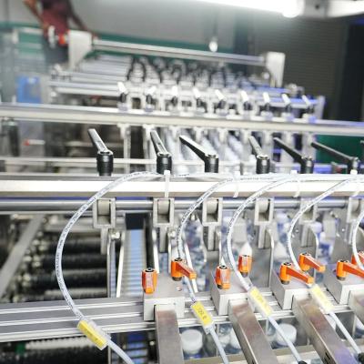 China Automatic Bottled Water Production Line 6000-72000BPH Capacity for 100-2000ml Containers for sale