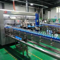 China PE Bottled Water Production Line 38000BPH Capacity with Electric Drive and Gravity Filling System for sale