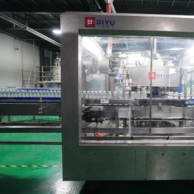 China 50,000bph PE Bottled Water Production Line 338ml 542ml 1.35L 4x6 Packaging Sparkling Water for sale