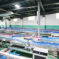 China Bottled Water Production Line 40000-60000 BPH Hot Filling OPP Labelling PET Bottle for sale