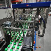 China Automatic Wrap Around Case Packer 80 Packs/Minute for 150-420mm Cartons in Pet Food Production for sale