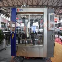China Hot Melt Labeller for PET Bottles Wrap Around Labelling Machine 24000-60000BPH Siemens PLC for sale