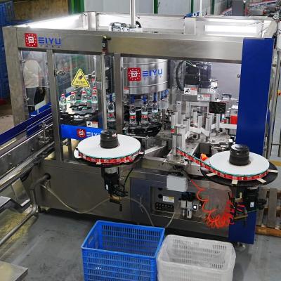 China OPP BOPP Hot Melt Glue Labeling Machine 40000 BPH 55kW for D50-104mm H140-325mm Containers for sale