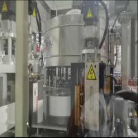 China Automatic Hot Melt Glue Labeler 6000-72000BPH No Bottle No Label Feeding for PET Glass Bottles for sale