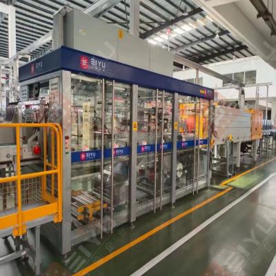 China Automatic Linear PE Film Shrink Wrapping Machine 70KW Power 200-280°C for sale