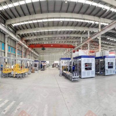 China Automatic PE Film Shrink Wrapping Machine 35kW 100NL/min Air Consumption 10.5 Ton for sale