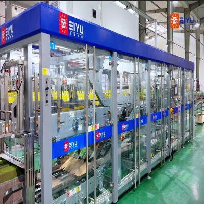 China 30-100 PPM Fully Automatic Wrap Around Case Packer for Beverage & Food Packaging - 380V 50Hz, 11000Kg for sale