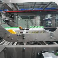 China Fully Automatic 100g-3kg Wrap Around Case Packer with 80 Packs/Minute Capacity and 15850mm Length for sale
