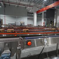 China Wide Side Mechanical Stretch No Pallet Wrapping Wrap Around Case Packer Carton Packer for sale