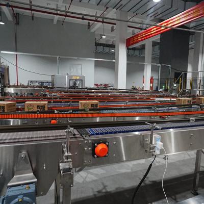 China Wide Side Mechanical Stretch No Pallet Wrapping Wrap Around Case Packer Carton Packer for sale