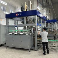 China Fully Automatic High-Speed Packing Machine for Glass Bottle Tin Can Packaging for sale
