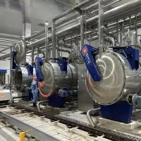 China Automatic Wet Pet Food Production Line with 500-30000kg/H Capacity and 80-400 Cans/Min Output for sale