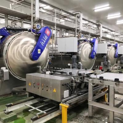 China SUS304 Stainless Steel Automatic Control Sterilization Retort Autoclave with DN1200 Diameter for sale
