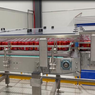 China Fully Automatic Can Depalletizer Robotic Unstacking System 800 Cans/Min 15kW for sale