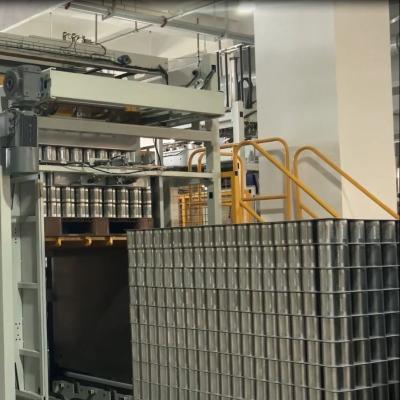 China Fully Automatic High Speed Beverage Can Destacking Machine Food Can Depalletizer for sale