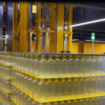 China Fully Automatic High Speed Empty Glass Bottle Depalletizer 800 Cans/min 15kW for sale