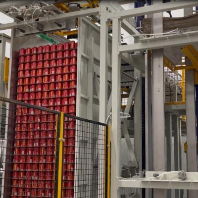China Automatic Can Depalletizer 800 Cans per Minute for Food Beverage Production Lines for sale