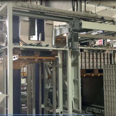 China Fully Automatic Metal Can Unstacking System 800 Cans per Minute High Speed Can Unloader for sale