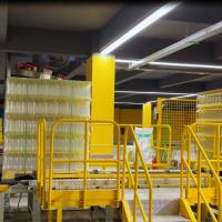 China Fully Automatic Glass Bottle Depalletizer Bulk Glass Depalletizer for sale