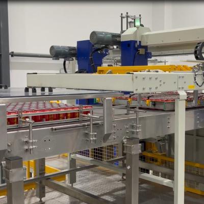 China Fully Automatic Robotic Depalletizer 800 Cans per Minute for Empty Containers for sale
