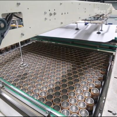China Fully Automatic High Speed Vision-Guided Can Depalletizing Machine 800 Cans Per Minute for sale
