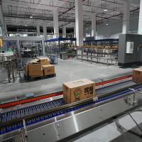 China Fully Automatic Robotic Single Column Palletizer 60 Cartons per Min 1500kg Load Capacity for sale