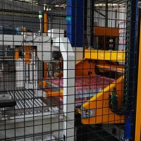 China Robotic Palletizer Robotic Palletizing System Canned Palletizer for Pet Food Packaging Lines for sale