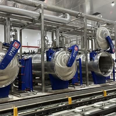China Physical Sterilization Fully Automatic Beans Sterilizer Cans Sterilization With Shake Rotary Direct Principle Technology for sale