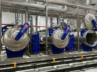 China Automatic SUS304 Food Sterilization Retort Autoclave with DN1200 Diameter for sale