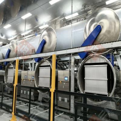 China Automatic Control SUS304 Stainless Steel Sterilization Retort Autoclave with DN1200 Diameter for sale