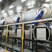 China Automatic Control SUS304 Stainless Steel Sterilization Retort Autoclave with DN1200 Diameter for sale