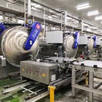 China Fully Automatic Double Door Water Spray Sterilization Retort 0.3Mpa SUS304 for sale