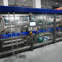 China High-speed fully automatic narrow-edge wrap around case packer with 80 packs per minute capacity for sale