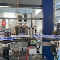 China Automatic Hot Melt Labeling System SPCTTB.RH30 - 48,000 BPH High Speed with ±1mm Accuracy for Bottles for sale