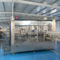 China Automatic Hot Melt Labeling System SPCTTB.RH30 - 48,000 BPH High Speed with ±1mm Accuracy for Bottles for sale
