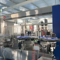 China Automatic Hot Melt Labeling System SPCTTB.RH30 - 48,000 BPH High Speed with ±1mm Accuracy for Bottles for sale