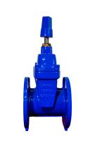 China Cast Iron F4 Gate Valve 4 Inch PN10/16 Flanged Resilient Wedge for sale