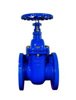 China Cast Iron Metal Seat Gate Valve DN100 PN16 125-150LB Flanged Hard Sealing for sale