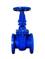 China Bolted Bonnet Cast Iron Metal Seat Gate Valve DN50-DN300 PN10-PN16 for sale