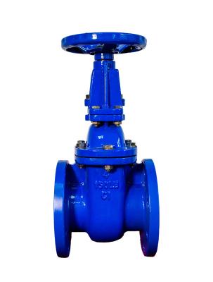China Bolted Bonnet Cast Iron Metal Seat Gate Valve DN50-DN300 PN10-PN16 for sale