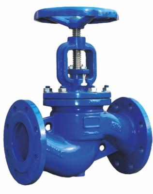 China DIN ANSI Cast Iron Globe Valve PN16 125LB 150LB GGG40 GGG50 for sale