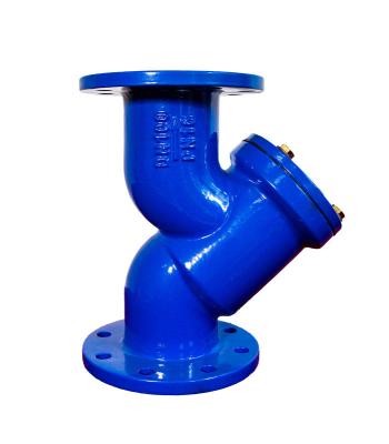 China Ductile Iron Y Strainer Valve Flanged PN16 DN50-DN300 SS304 Screen for sale