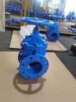 China PN10 Flanged DIN F4 Gate Valve Ductile Iron Resilient Wedge DN50-DN800 for sale