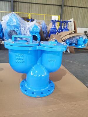 China Flanged End Double Ball Air Valve Cast Iron Air Release Valve DN50-DN200 PN10/PN16 for sale