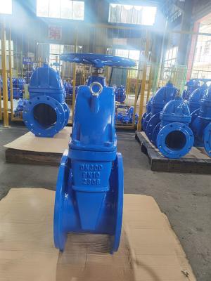 China Industrial Resilient Wedge Gate Valve DIN3352 F4 PN10/PN16 Handwheel for sale