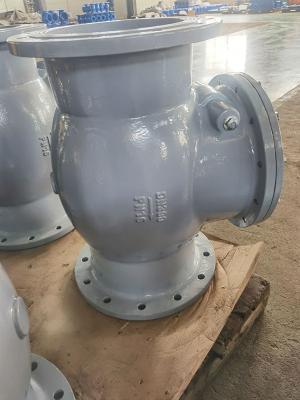 China Cast Iron Swing Check Valve DN50-DN300 PN10-PN16 with Counter Weight for sale