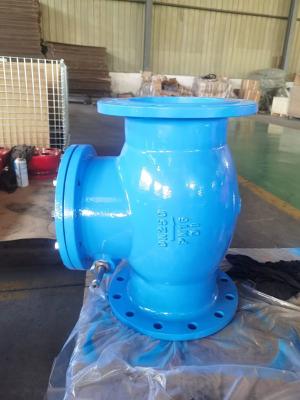 China Cast Iron Swing Check Valve DN50-DN300 PN10-PN16 Metal Seat DIN3356 for sale