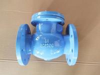 China DN300 Cast Iron Swing Check Valve with Counterweight 2-12 inch PN10-PN16 for sale