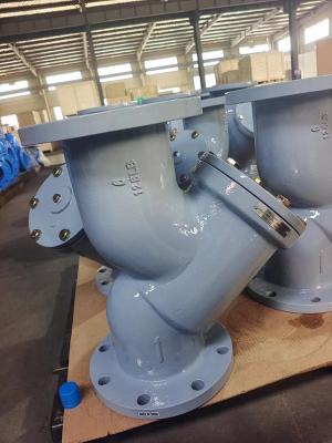 China Cast Iron Y Strainer Valve Flanged DN50-DN300 SS316 Screen 125LB for sale