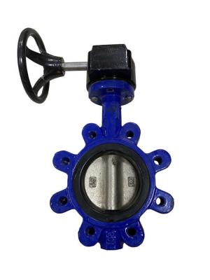 China Ductile Iron Butterfly Valve Gear Operated DN50-DN600 PN10-PN16 for sale